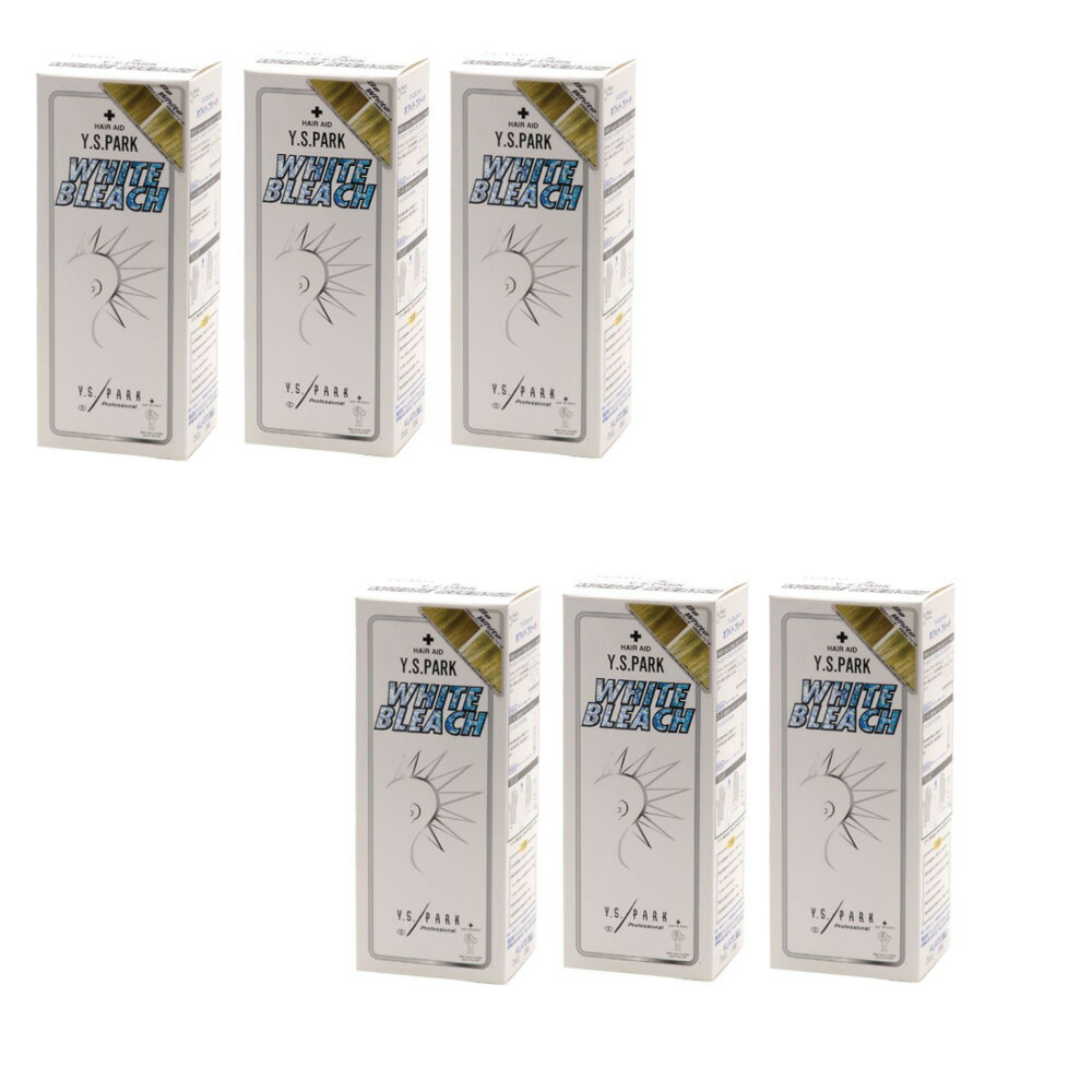 【楽天市場】Y.S.PARK (ワイエスパーク) ホワイトブリーチ (ブリーチパウダー30g/OX6％ 90ml) 【6個セット】：PECHKA