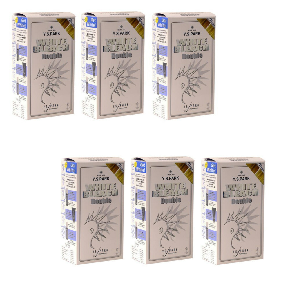 【楽天市場】Y.S.PARK (ワイエスパーク) ホワイトブリーチ ダブル (ブリーチパウダー30g×2/OX6％ 90ml×2) 【6個セット】：PECHKA