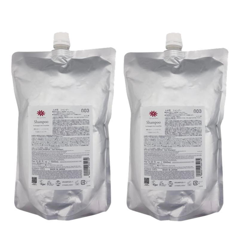 【楽天市場】ナンバースリー 人が花 シャンプー 1000ml レフィル×2点セット：PECHKA