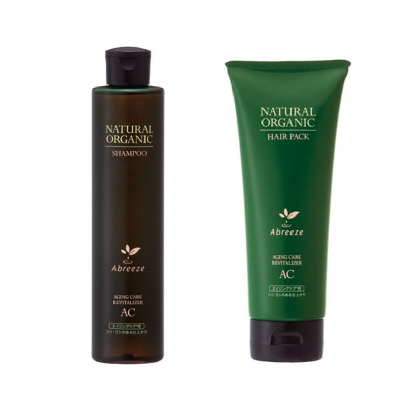 【楽天市場】パシフィックプロダクツ アブリーゼ ナチュラルオーガニック シャンプー AC (260ml) ヘアパック AC (220g)セット：PECHKA
