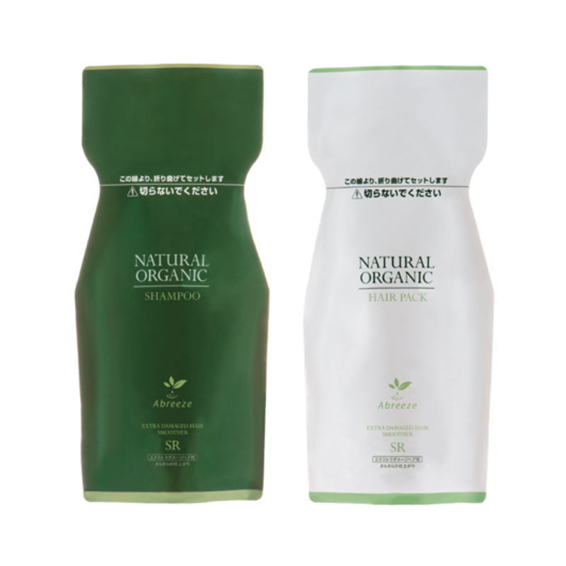 【楽天市場】パシフィックプロダクツ アブリーゼ ナチュラルオーガニック シャンプー SR (600ml) ヘアパック SR (600g)リフィルセット：PECHKA