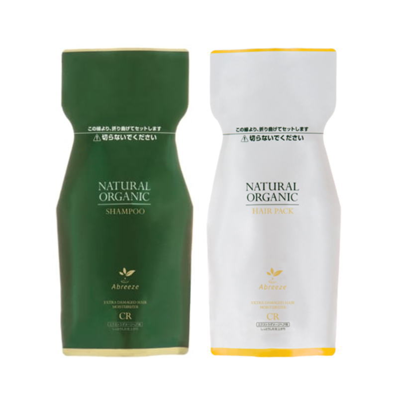 【楽天市場】パシフィックプロダクツ アブリーゼ ナチュラルオーガニック シャンプー CR (600ml) ヘアパック CR (600g)リフィルセット：PECHKA