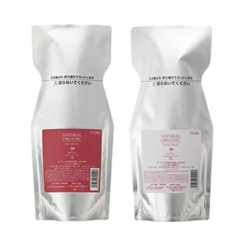 【楽天市場】パシフィックプロダクツ アブリーゼ ナチュラルオーガニック シャンプー TR (600ml) ヘアパック TR (600g)リフィルセット：PECHKA