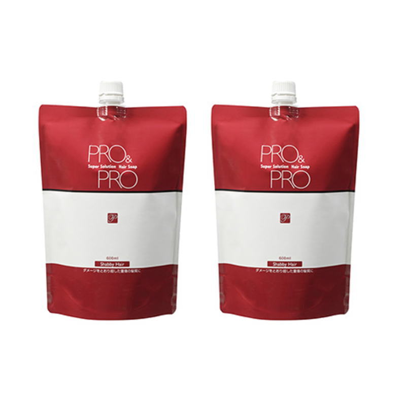 【楽天市場】パシフィックプロダクツ プロ アンド プロ スーパーソリューション ヘアソープ (600mlリフィル) ×2点セット：PECHKA