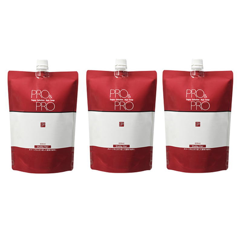 【楽天市場】パシフィックプロダクツ プロ アンド プロ スーパーソリューション ヘアソープ (600mlリフィル) ×3点セット：PECHKA