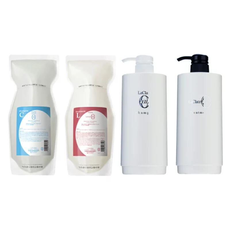 【楽天市場】タマリス ラクレア オー シャンプー C クリアフレッシュ 600mL ＋ トリートメント L ラッシュリペア 600g ＋ 各専用ディスペンサー セット：PECHKA