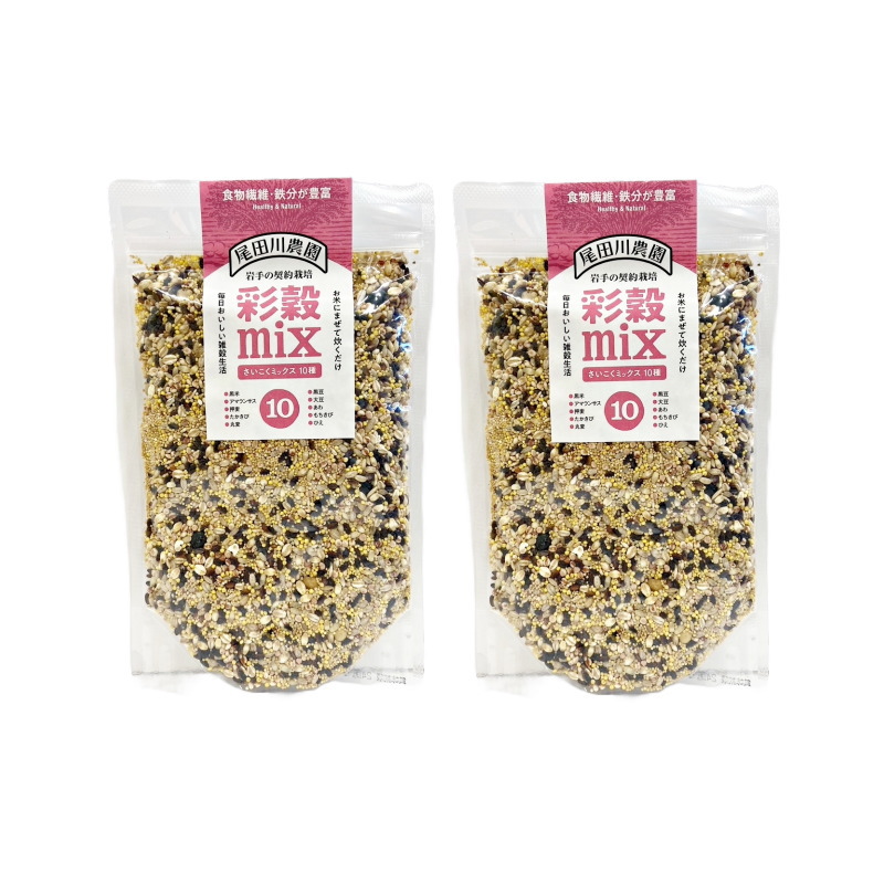 【楽天市場】尾田川農園 彩穀ミックス10種 380g 【×2点セット】：PECHKA