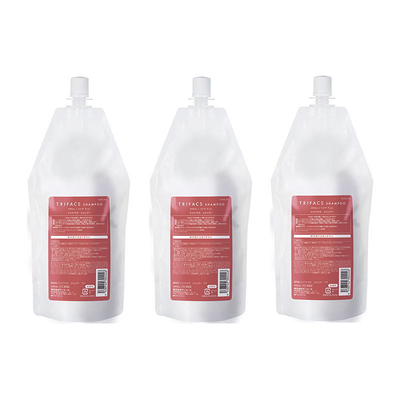 【楽天市場】サンコール トリファクス シャンプー 500ml リフィル 【×3点セット】：PECHKA