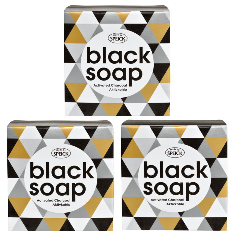 【楽天市場】SPEICK スパイク ブラック ソープ (顔・全身用石けん) 100g×3点セット：PECHKA