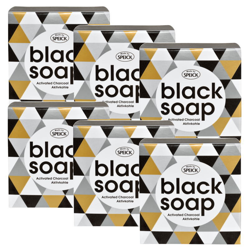 【楽天市場】SPEICK スパイク ブラック ソープ (顔・全身用石けん) 100g×6点セット：PECHKA