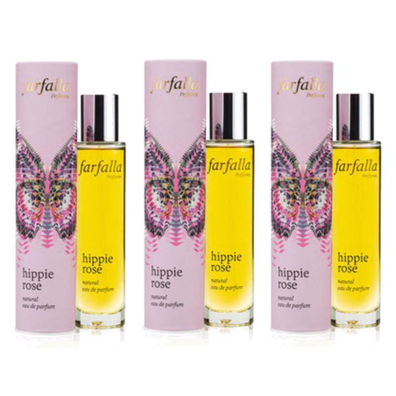 【楽天市場】farfalla ファファラ ナチュラル オーデパフューム＜ヒッピーローズ＞ (50ml) ×3点セット：PECHKA