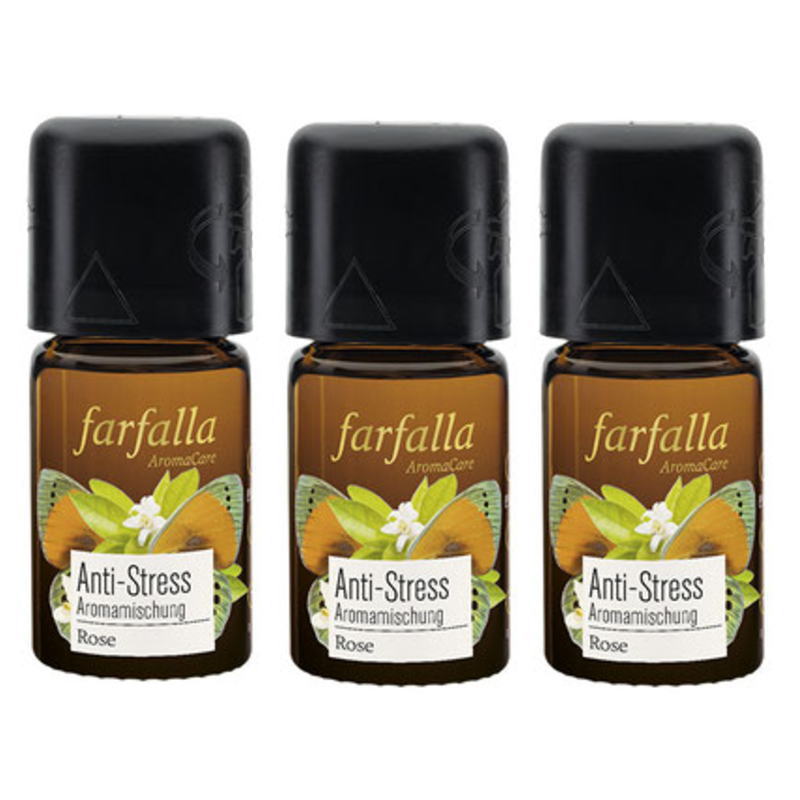 【楽天市場】farfalla ファファラ アロマブレンド リラックス・アンチストレス ＜ローズ＞(5ml) ×3点セット：PECHKA
