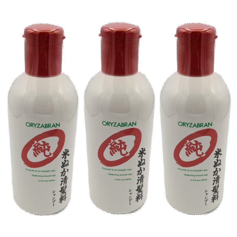 【楽天市場】リアル オリザジュン 純 米ぬか清髪料 シャンプー 400ml ×3点セット：PECHKA