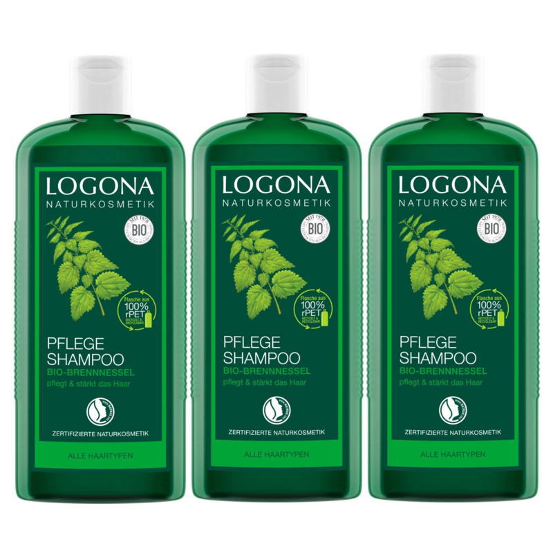 【楽天市場】LOGONA ロゴナ エッセンシャル シャンプー(ネトル) 250ml×3点セット：PECHKA