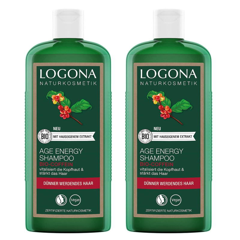 【楽天市場】LOGONA ロゴナ エイジエナジー シャンプー(カフェ) 250ml×2点セット：PECHKA