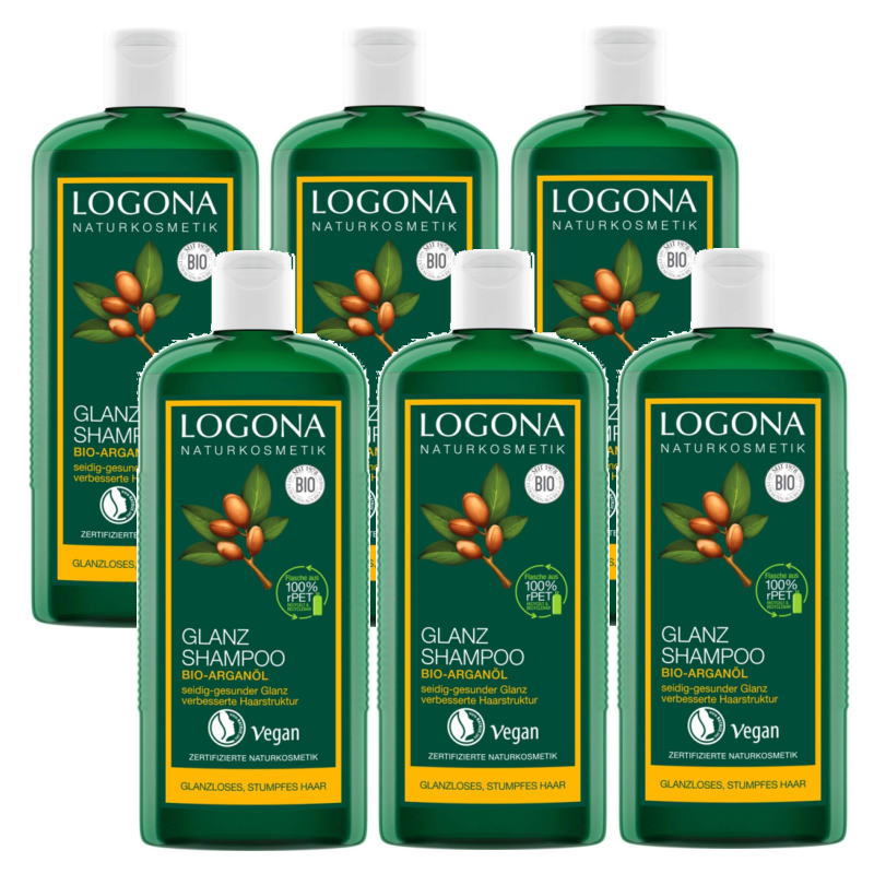 【楽天市場】LOGONA ロゴナ シャイン シャンプー(アルガン) 250ml×6点セット：PECHKA