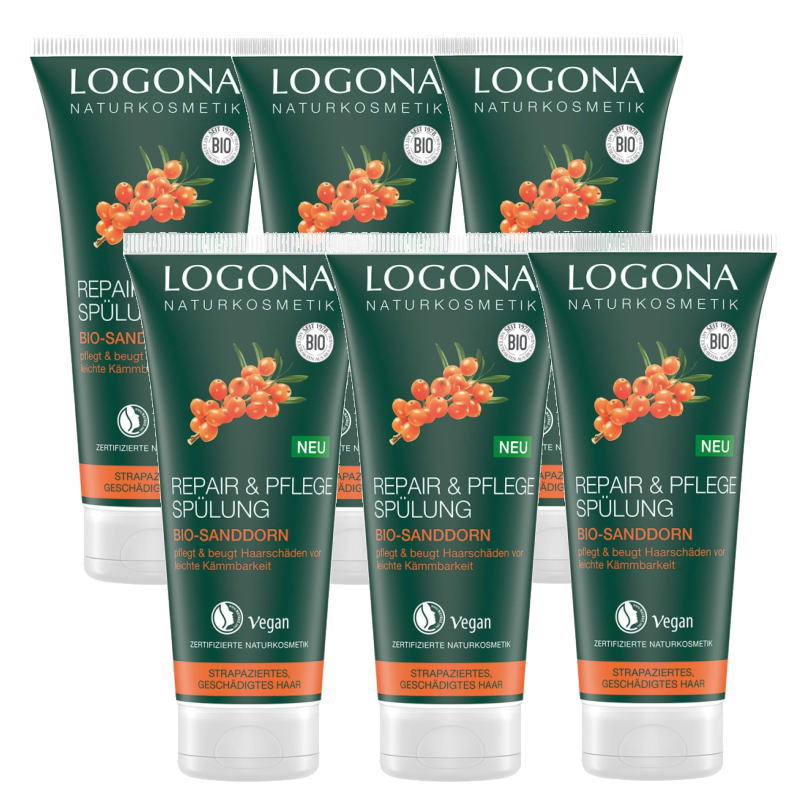 【楽天市場】LOGONA ロゴナ リペア ヘアコンディショナー(ヒッポファン) 200ml×6点セット：PECHKA