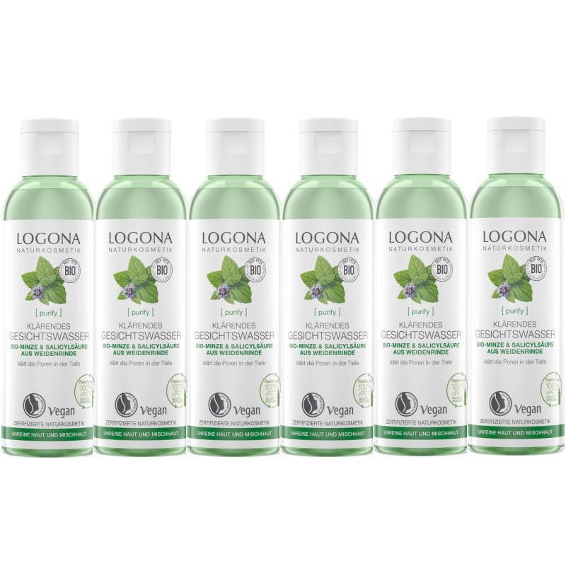 【楽天市場】LOGONA ロゴナ クラリファイ フェイシャルトナー(ミント)(125ml)×6点セット：PECHKA