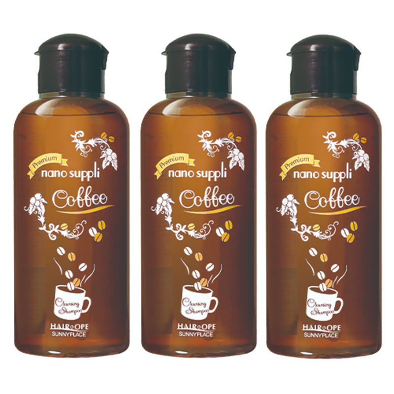 【楽天市場】サニープレイス ナノサプリシャンプープレミアム コーヒー 120ml【×3点セット】：PECHKA