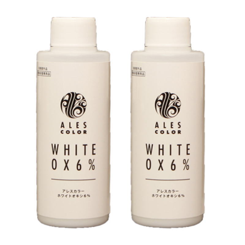 【楽天市場】アレスカラー ホワイトオキシ 6% 120ml×2点セット：PECHKA