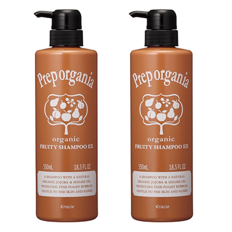 【楽天市場】クラシエ プレップオーガニア フルーティシャンプーEX 550ml【2個セット】：PECHKA