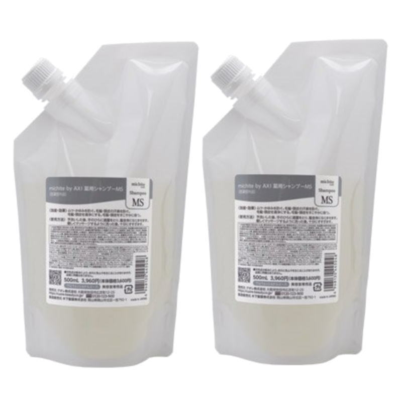 【楽天市場】クオレ michite by AXI 薬用シャンプーMS 500mlリフィル【2個セット】：PECHKA