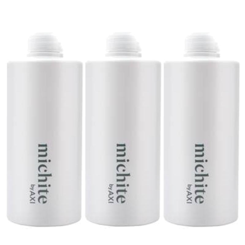 【楽天市場】クオレ michite by AXI 詰替え用ボトル (シャンプー500ml、トリートメント500g共通)【3個セット】：PECHKA