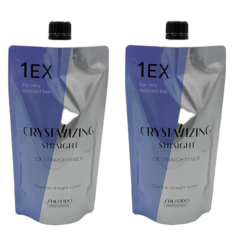 【楽天市場】資生堂プロフェッショナル クリスタライジングストレートEX ストレートナー 第1剤 400g【×2点セット】：PECHKA