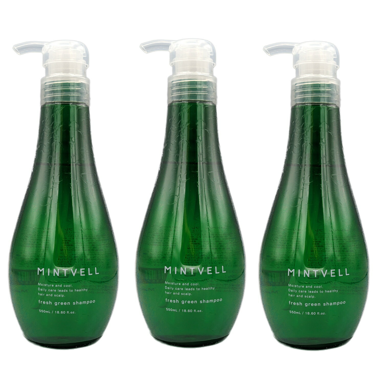 【楽天市場】サンコール ミントベル フレッシュグリーンシャンプー 550ml【×3個セット】：PECHKA