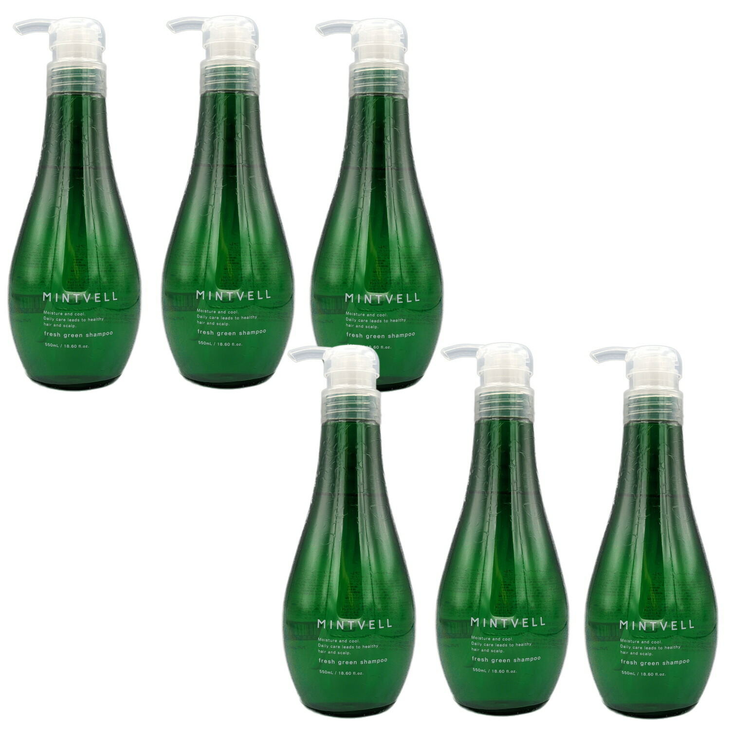 【楽天市場】サンコール ミントベル フレッシュグリーンシャンプー 550ml【×6個セット】：PECHKA
