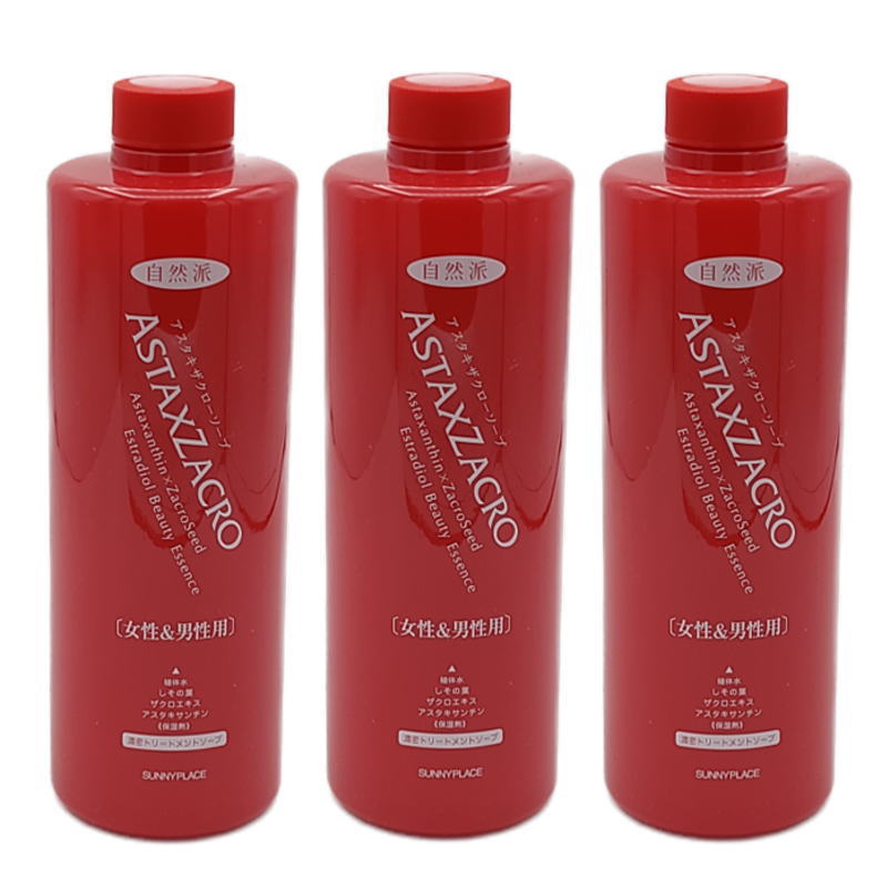 【楽天市場】サニープレイス アスタキザクロー ソープ 500ml【×3点セット】：PECHKA