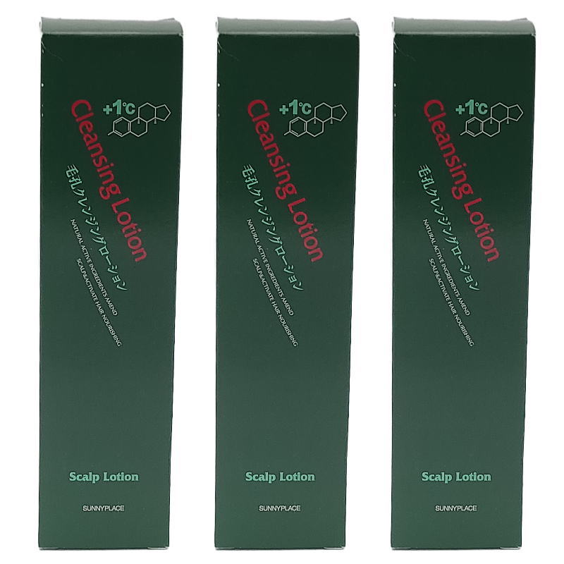 【楽天市場】サニープレイス 薬用スカルプ 毛孔クレンジングローション（医薬部外品）180ml【×3点セット】：PECHKA