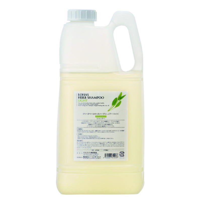 【楽天市場】テクノエイト ロハスハーブシャンプー ライト (さらっとタイプ) 2000ml リフィル：PECHKA