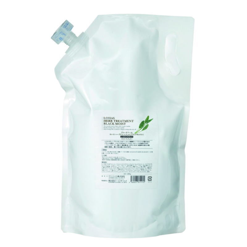 【楽天市場】テクノエイト ロハスハーブトリートメント ブラックモイスト 2000g リフィル：PECHKA