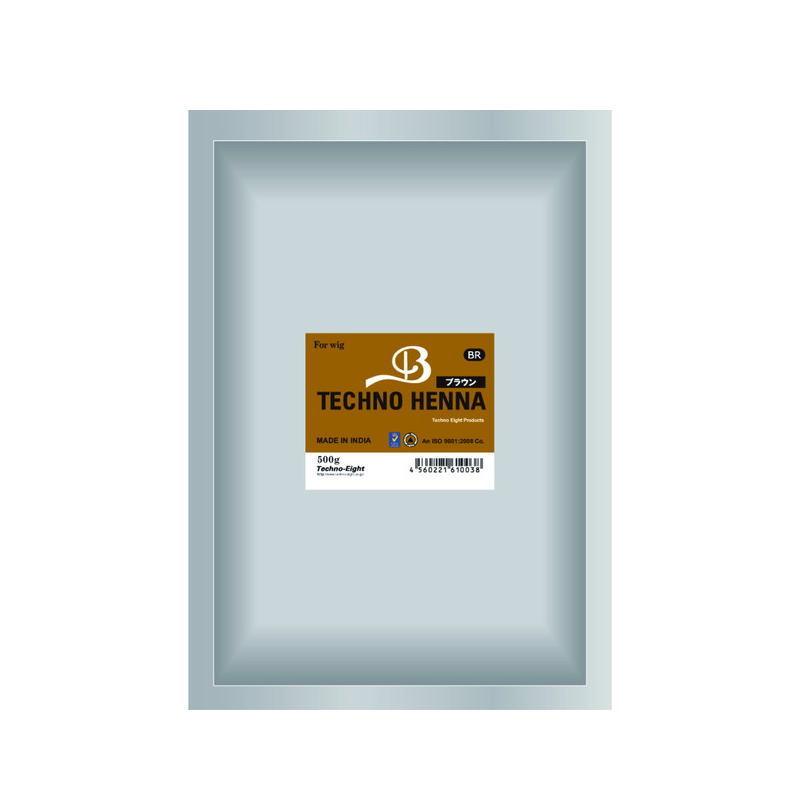 【楽天市場】テクノエイト テクノヘナ ブラウン 500g (人毛への使用不可)：PECHKA