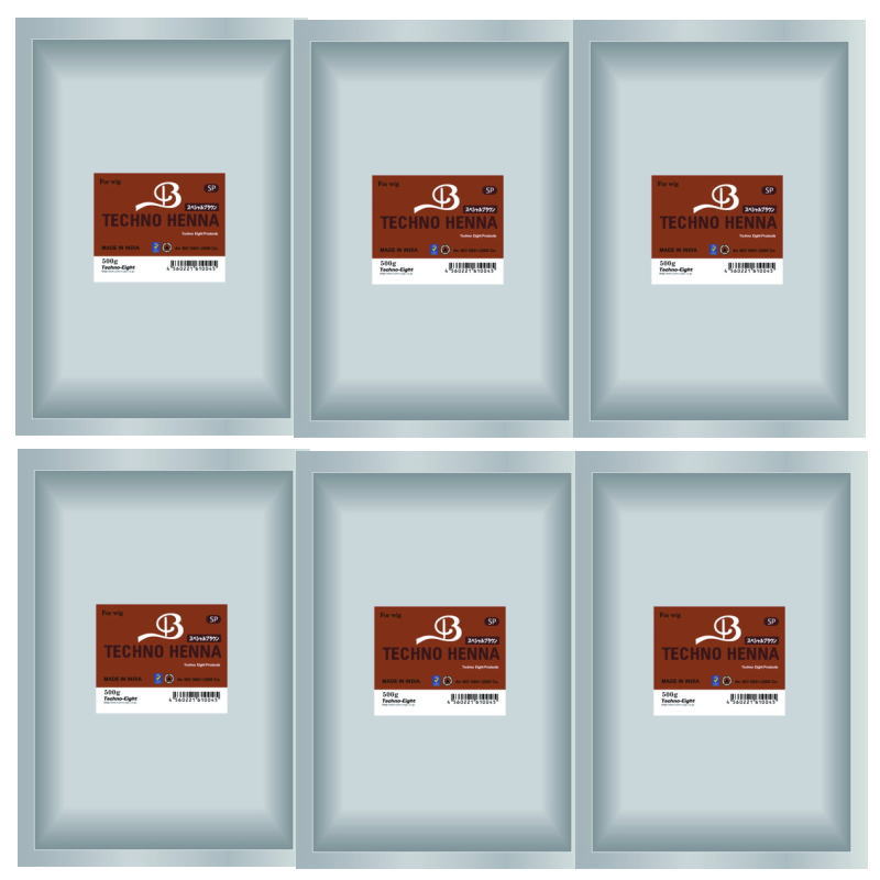 【楽天市場】テクノエイト テクノヘナ スペシャルブラウン 500g (人毛への使用不可)【6個セット】：PECHKA