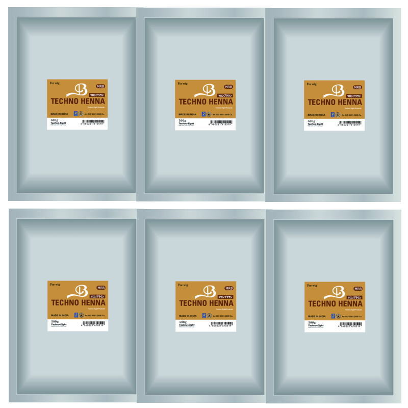 【楽天市場】テクノエイト テクノヘナ マロンブラウン 500g (人毛への使用不可)【6個セット】：PECHKA