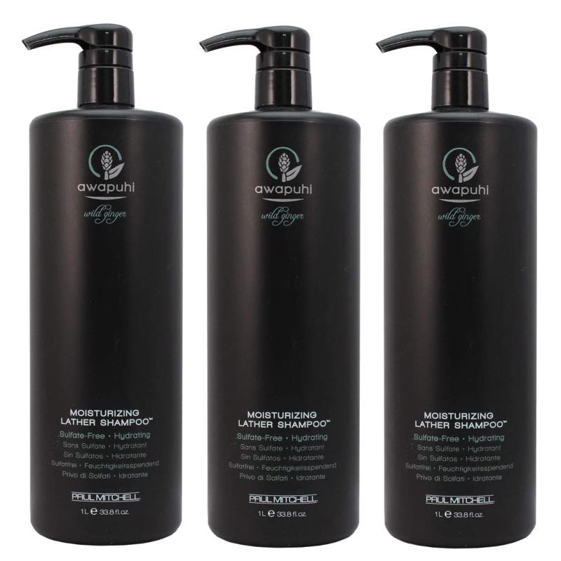 【楽天市場】ポールミッチェル アワプヒ ワイルド ジンジャー AWG モイスチャライジング ラザーシャンプー 1000ml×3点セット：PECHKA