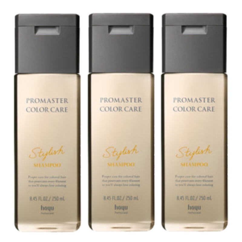 【楽天市場】hoyu ホーユープロフェッショナル プロマスター カラーケア スタイリッシュ シャンプー 250ml×3点セット：PECHKA