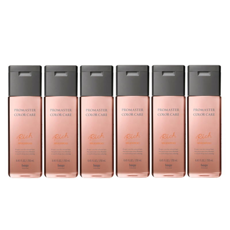 【楽天市場】hoyu ホーユープロフェッショナル プロマスター カラーケア リッチ シャンプー 250ml×6点セット：PECHKA