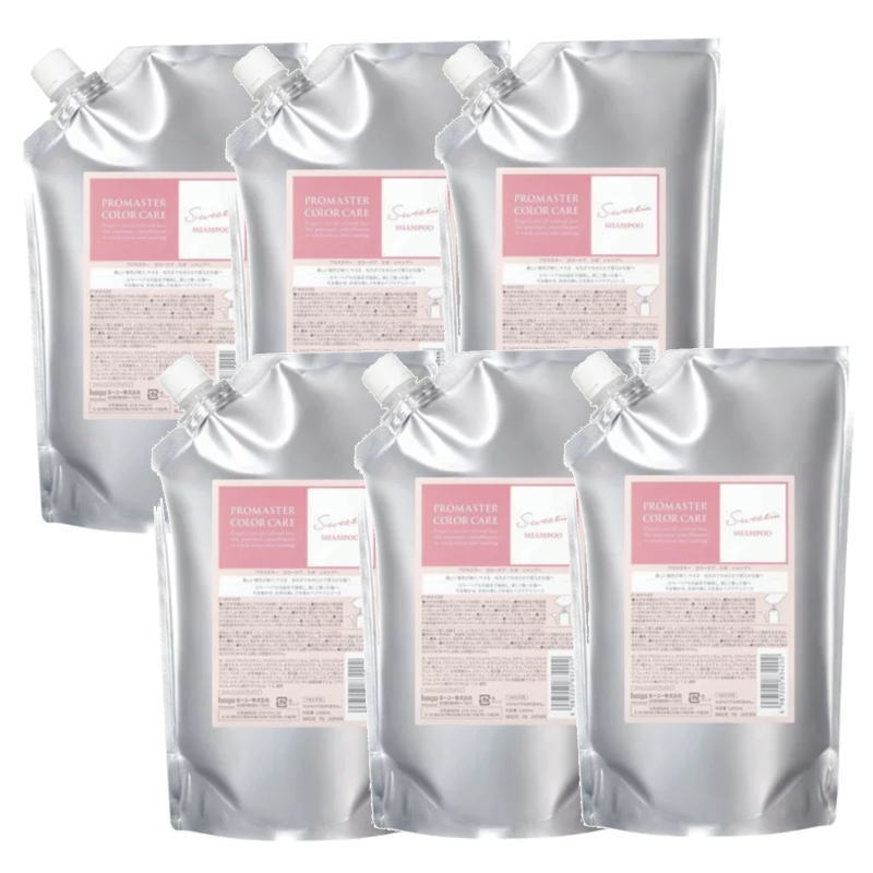 【楽天市場】hoyu ホーユープロフェッショナル プロマスター カラーケア スウィーティア シャンプー 1000mlリフィル×6点セット：PECHKA