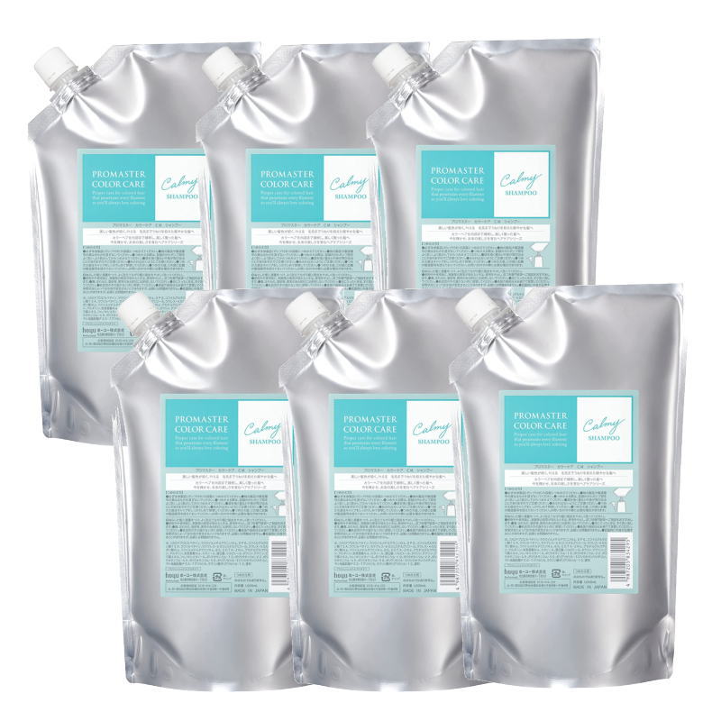 【楽天市場】hoyu ホーユープロフェッショナル プロマスター カラーケア カーミー シャンプー 1000mlリフィル×6点セット：PECHKA