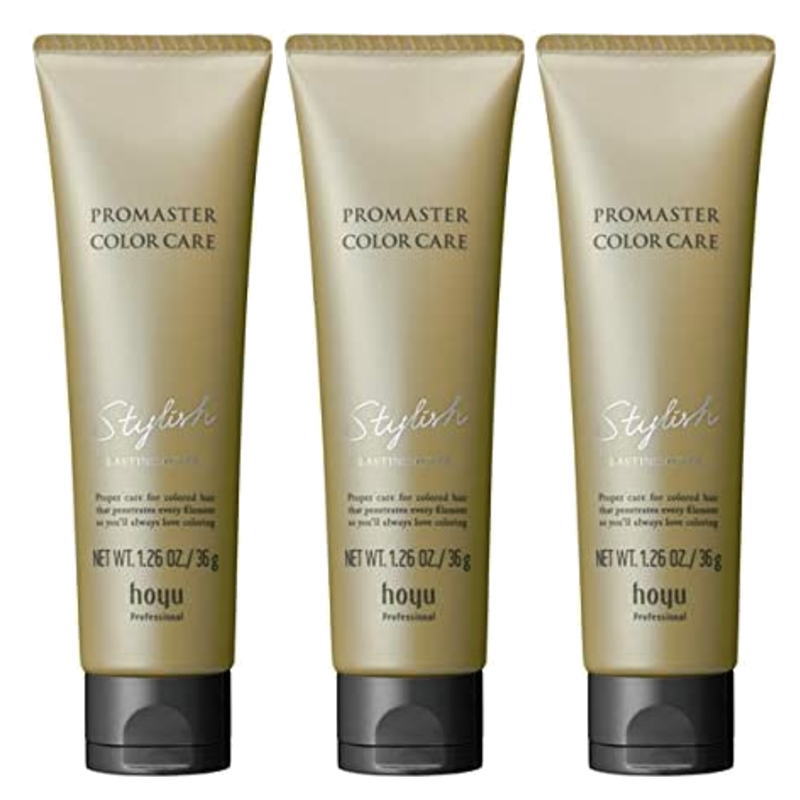 【楽天市場】hoyu ホーユープロフェッショナル プロマスター カラーケア ラスティングアフター スタイリッシュ 36g×3点セット：PECHKA