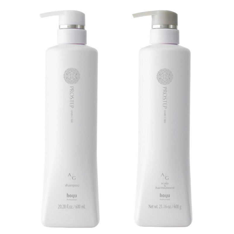 【楽天市場】hoyu ホーユープロフェッショナル プロステップ A/Gシャンプー(600ml) A/Gトリートメント(600g)セット：PECHKA