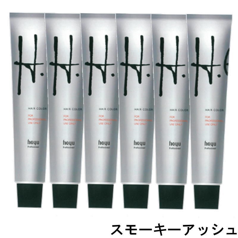 【楽天市場】hoyu ホーユープロフェッショナル H.E.(ヒー) スモーキーアッシュ 80g×6点セット：PECHKA