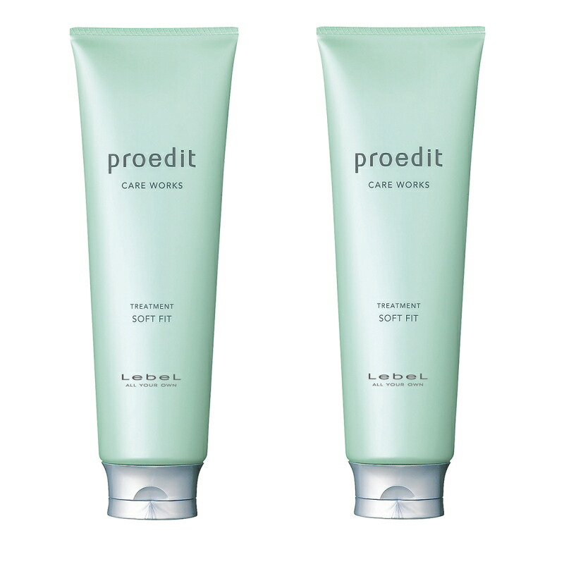 【楽天市場】ルベル プロエディット ケアワークス トリートメント ソフトフィット 250ml ×2点セット：PECHKA