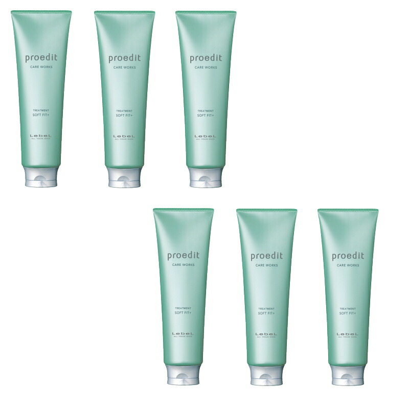 【楽天市場】ルベル プロエディット ケアワークス トリートメント ソフトフィット +プラス 250ml ×6点セット：PECHKA