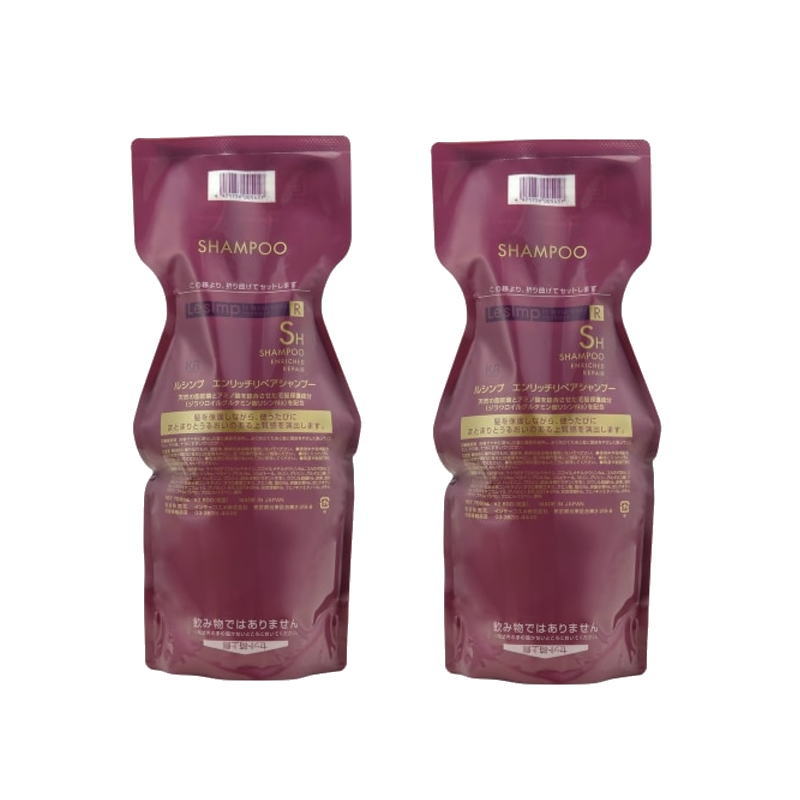 【楽天市場】インターコスメ ルシンプ エンリッチリペア シャンプー 700mlリフィル×2点セット：PECHKA