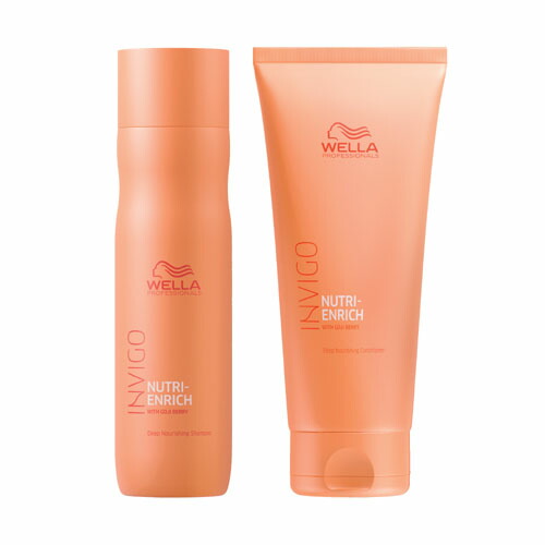 【楽天市場】ウエラ インヴィゴ INVIGO ニュートリエンリッチ ディープ シャンプー(250ml) ニュートリエンリッチ ディープコンディショナー(200ml)セット：PECHKA