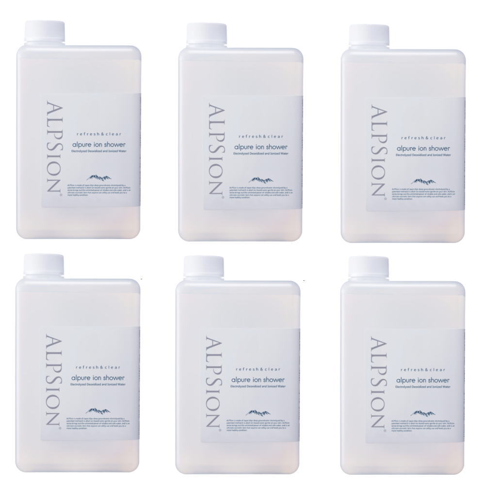 【楽天市場】ALPSion [アルピジョン] アルピュア イオンシャワー1000ml [×6個セット]：PECHKA